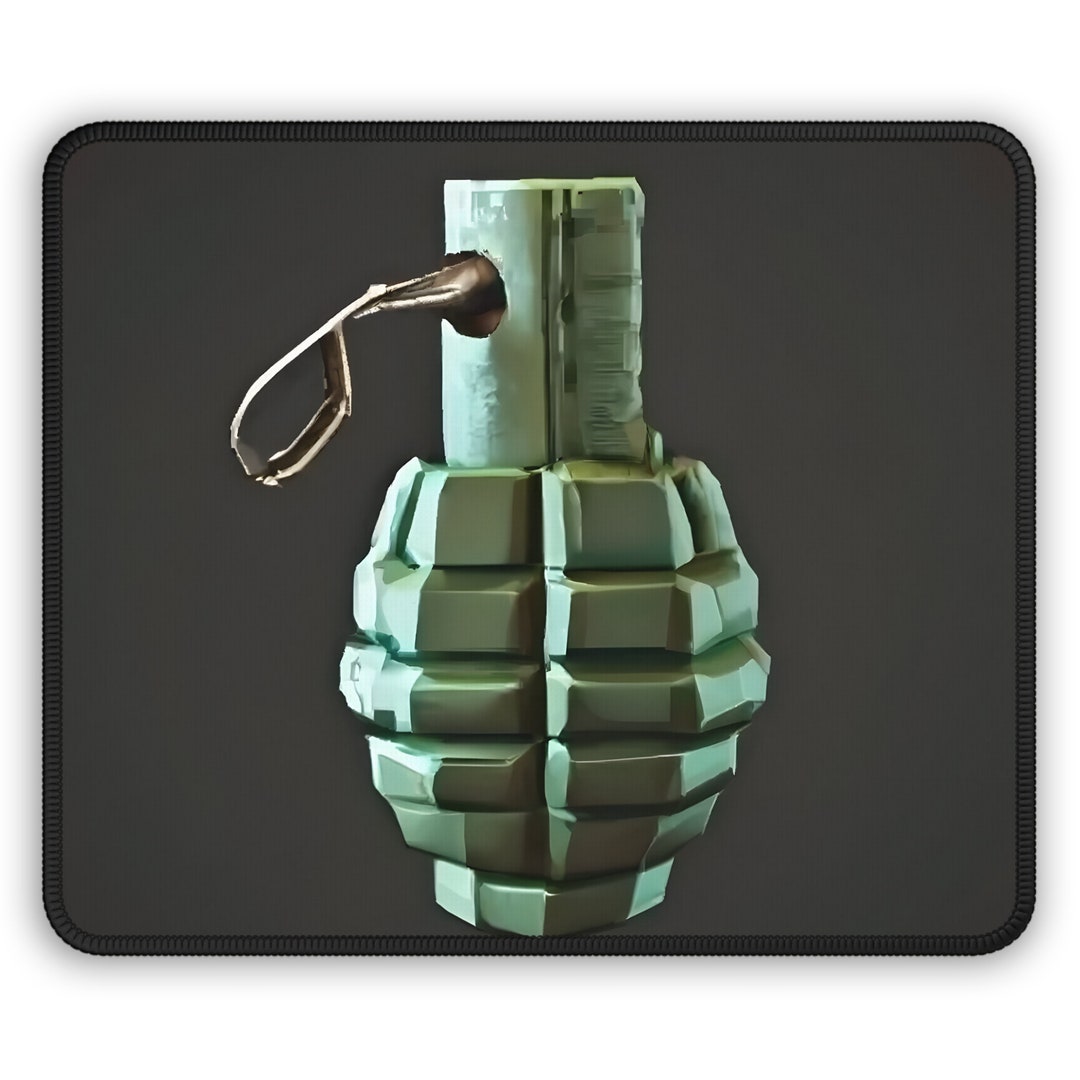 Low Poly Hand Grenade Gaming Mouse Pad PC Gaming Accessories - Etsy