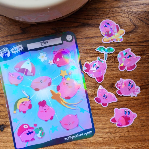 Kirby Sticker - Etsy
