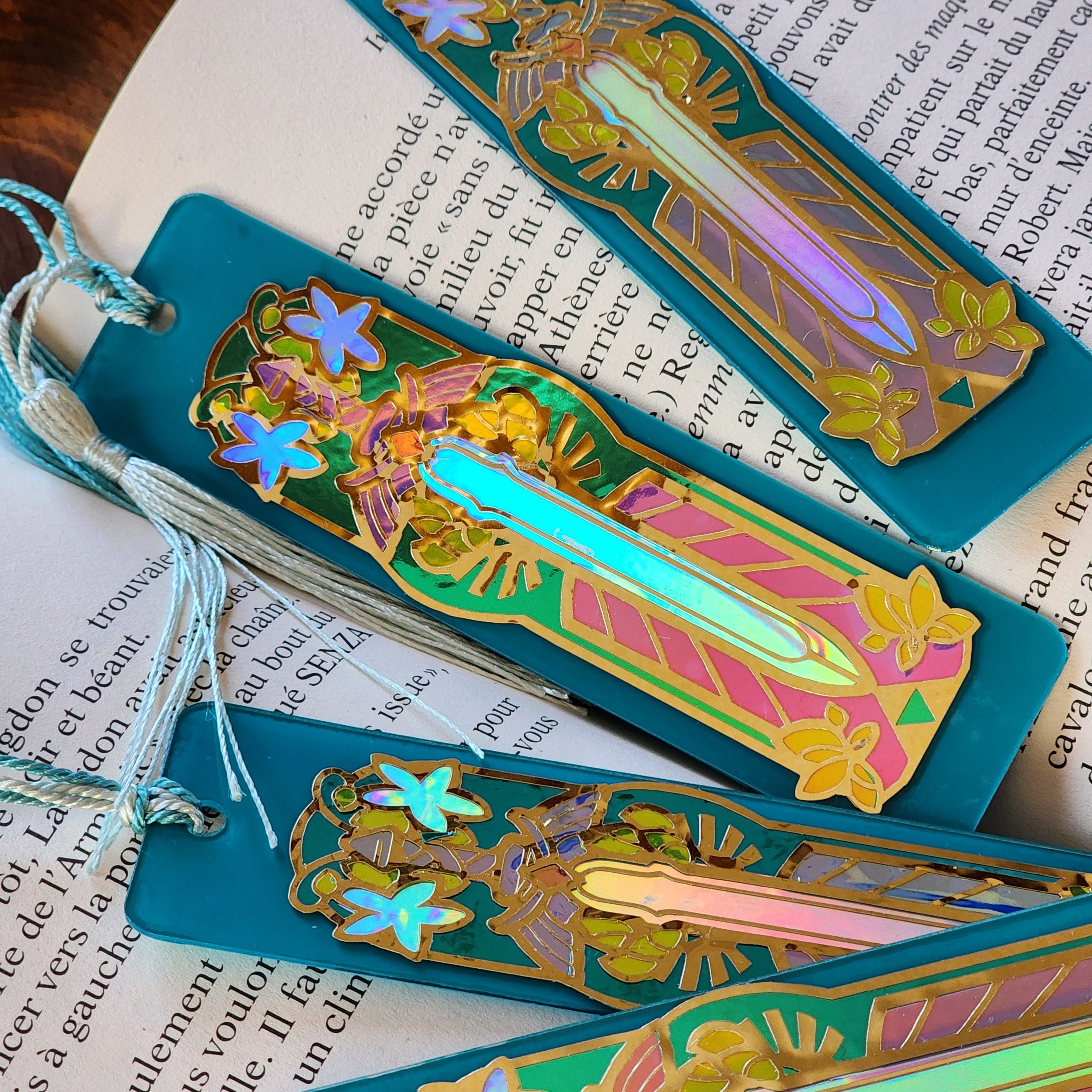 Zelda Themed Bookmark Video Game Great Gift Idea Master Sword - Etsy