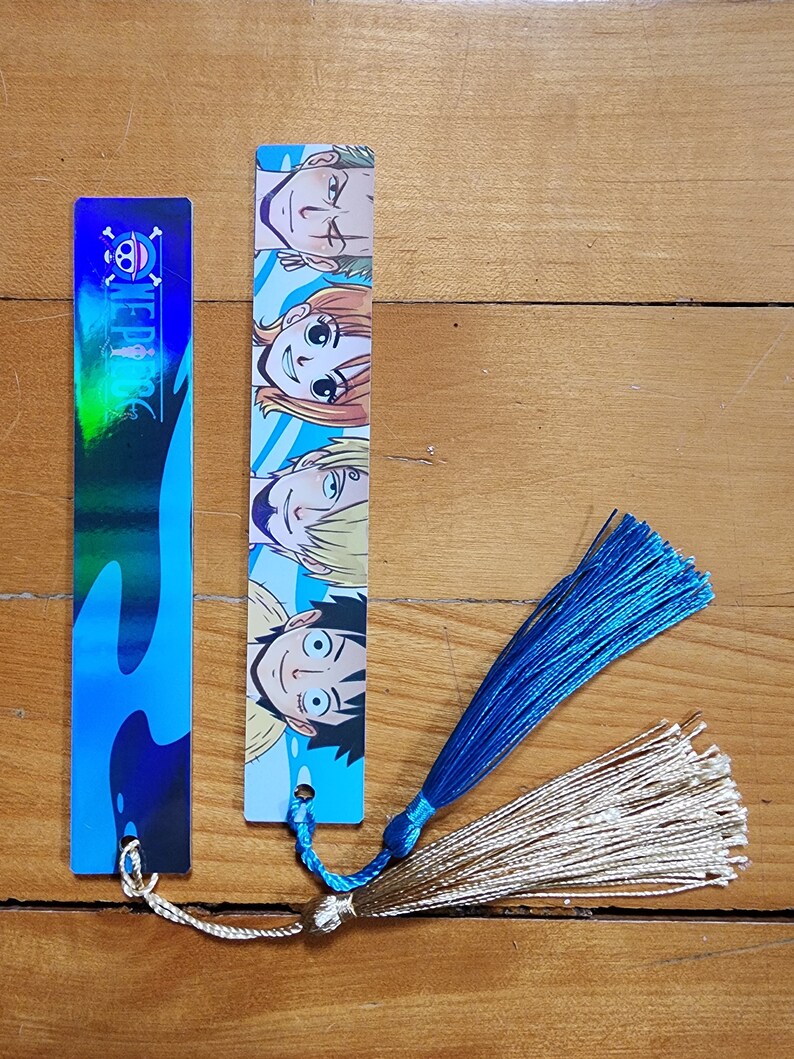 One Piece Bookmark Monkey D. Luffy, Nami, Sanji, Zoro - Etsy