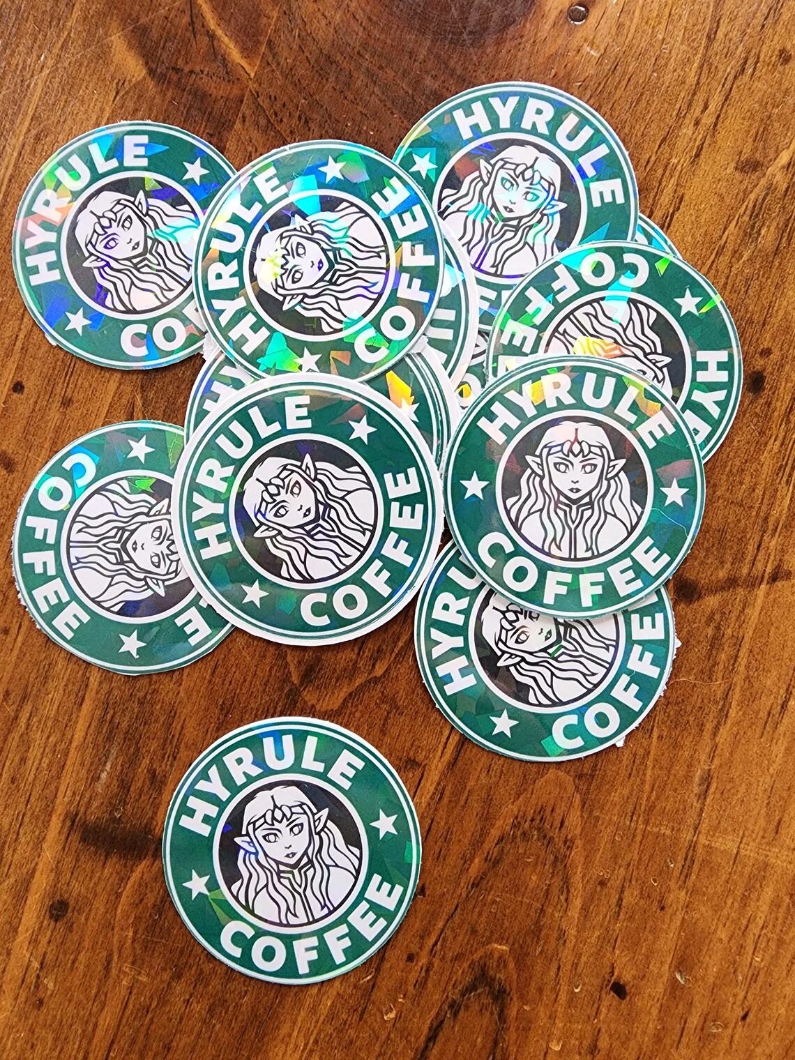 6 Hyrule Coffee Sticker 2 Size Legend of Zelda for Journal Gift Video ...