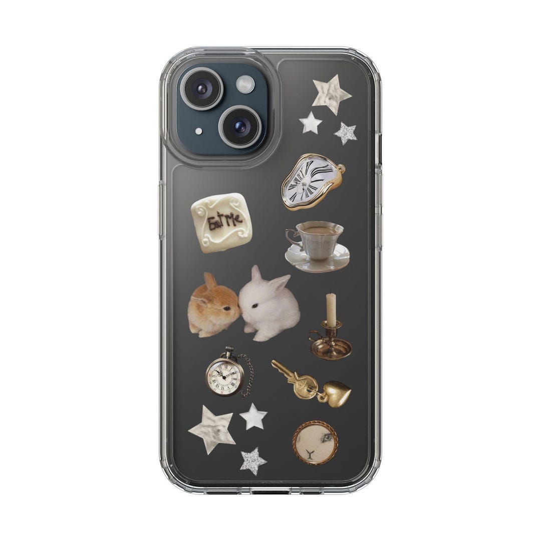 MAGIC ALICE - Alice in Wonderland Collage Transparent Phone Case, Clear ...