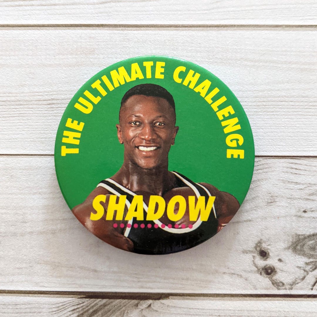 Vintage Gladiators Shadow Pin Badge: 90s TV Nostalgia - Etsy