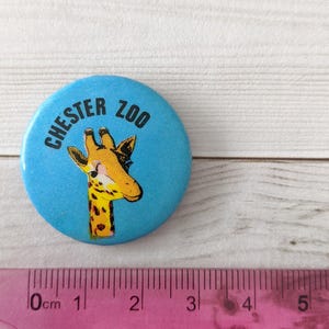 Vintage Chester Zoo Pin Badge 80s 90s Nostalgic Tourist Badge Perfect ...