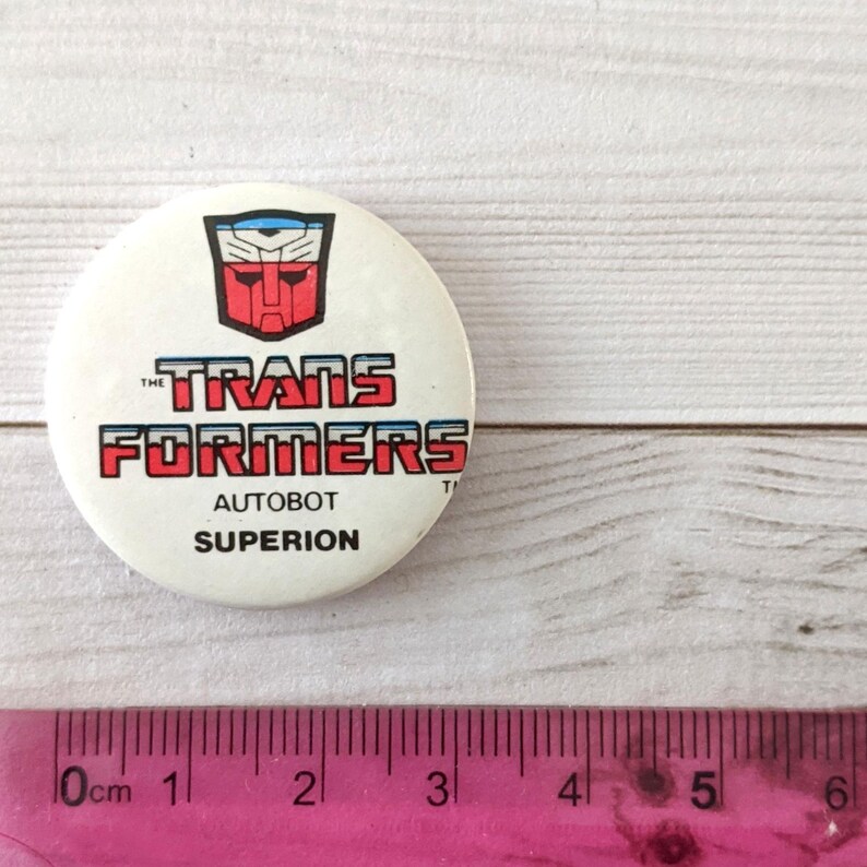 Vintage Transformers Autobot Superion Pin Badge Nostalgic Badge Perfect ...