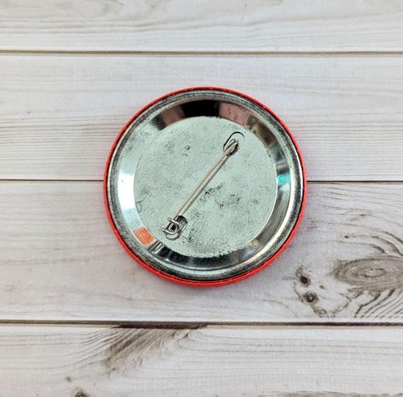 Vintage Fireman Sam I'm into Fire Safety Pin Badge 80… - Gem