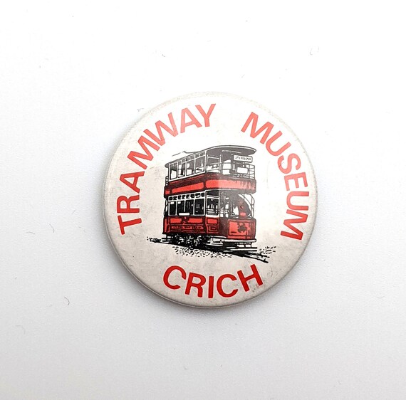Vintage Crich Tramway Museum Tourist Badge 38 mm 90s … - Gem