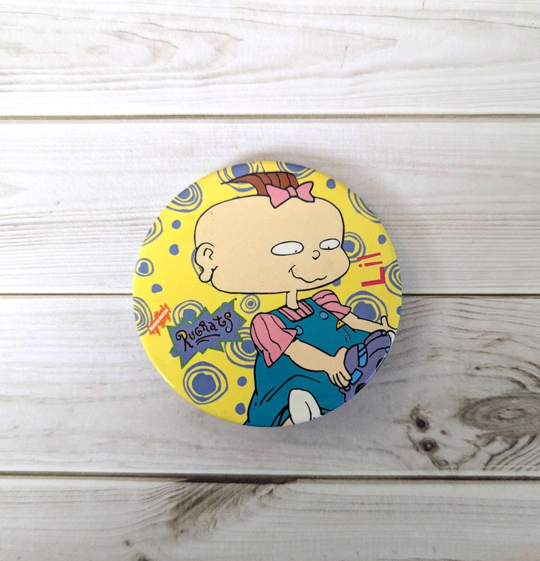 Vintage Rugrats Lil Pin Badge 1999 55mm | Nostalgic TV Character Badge ...