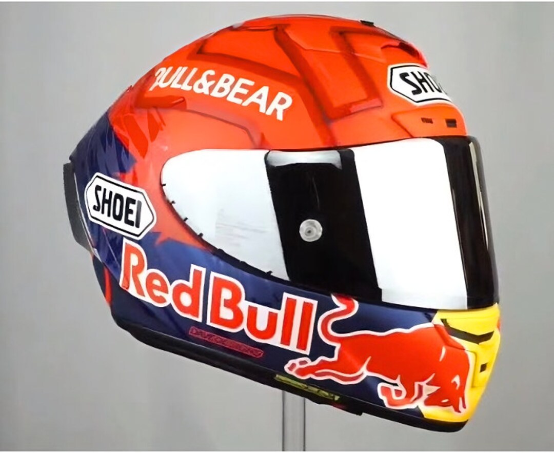 RedBull Marc Márquez SHOEI Helm - Etsy Österreich