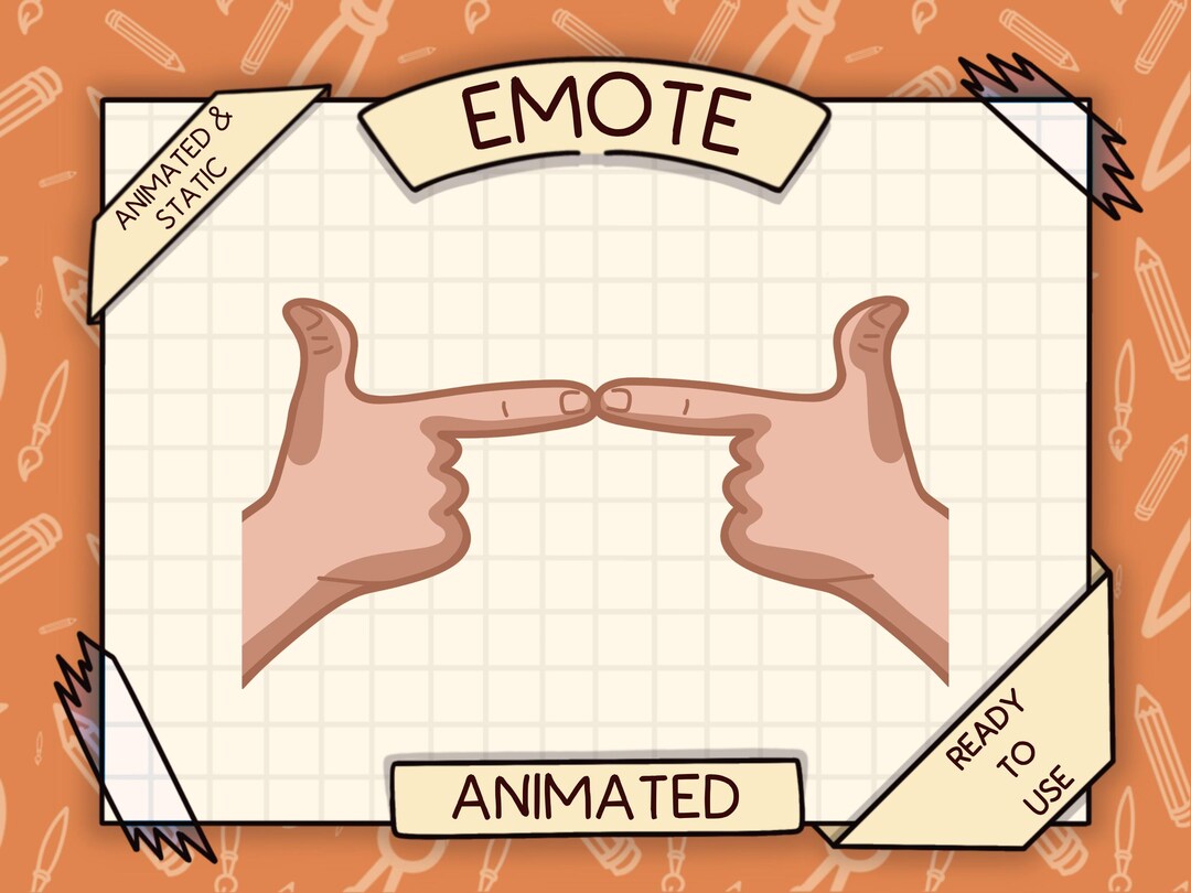 Uwu Fingers Animated Emote, Twitch, Youtube, Discord (digital Download ...