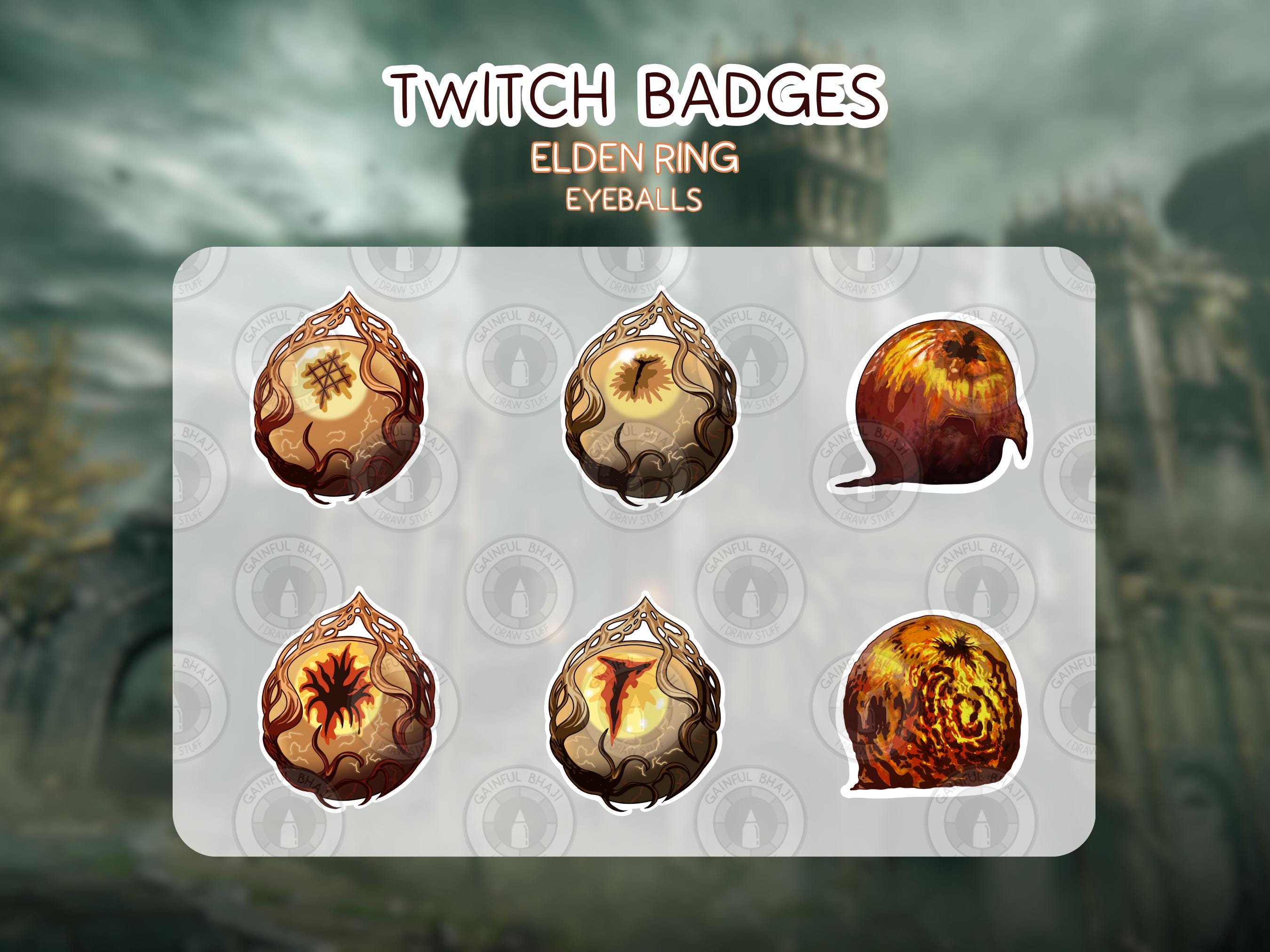 Elden Ring Twitch Badges, Elden Ring Stream Badges, Elden Ring Soreseal ...