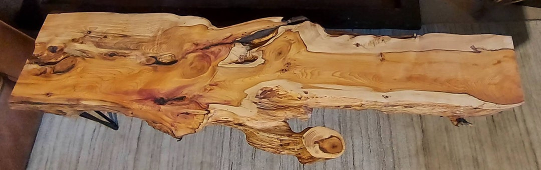 Yew Live Edge Coffee Table - Etsy