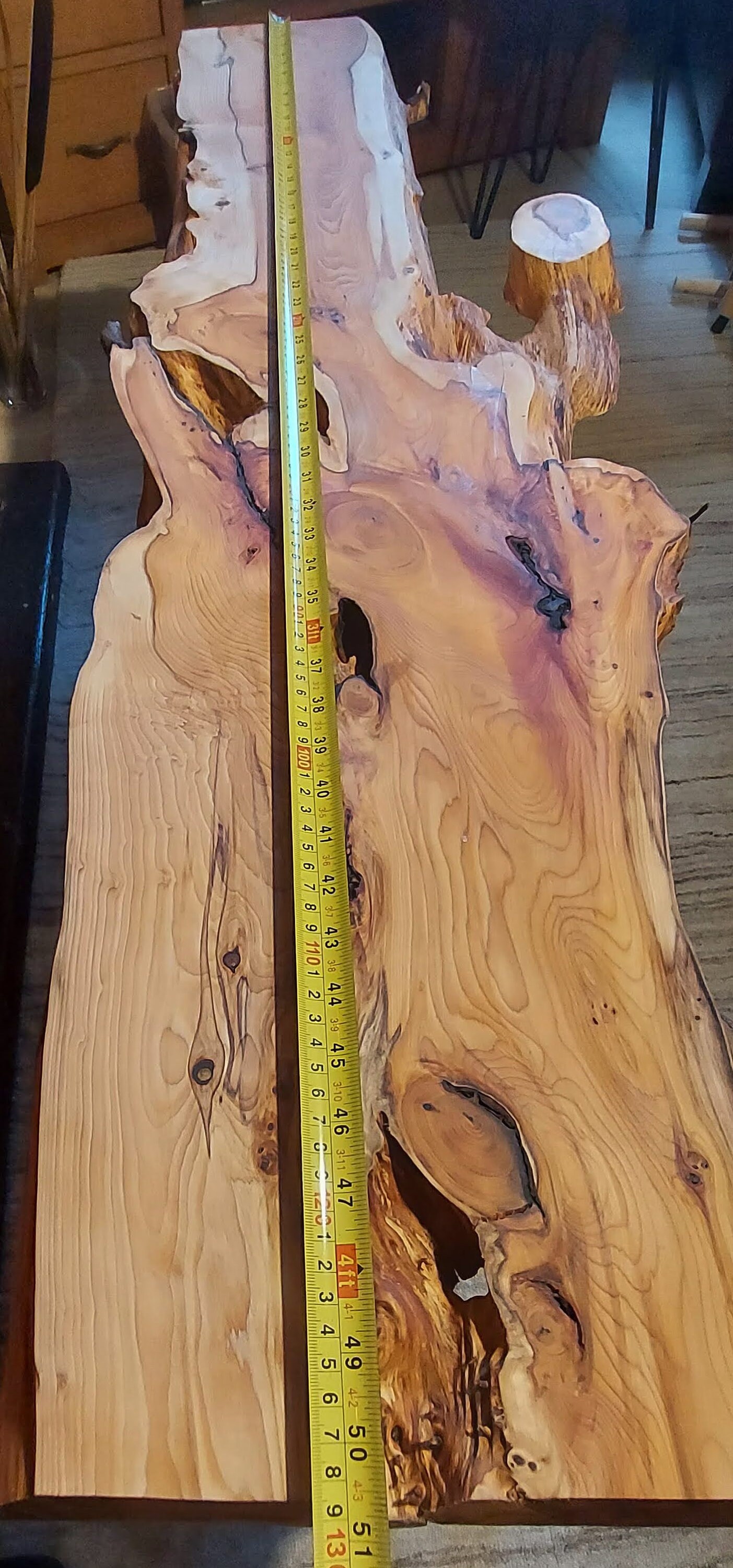 Yew Live Edge Coffee Table - Etsy