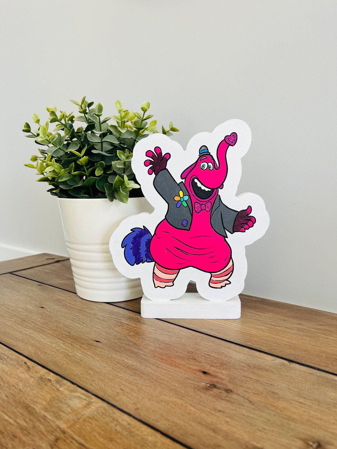 Hand Painted Inside Out Character Bing Bong Figurine - Etsy