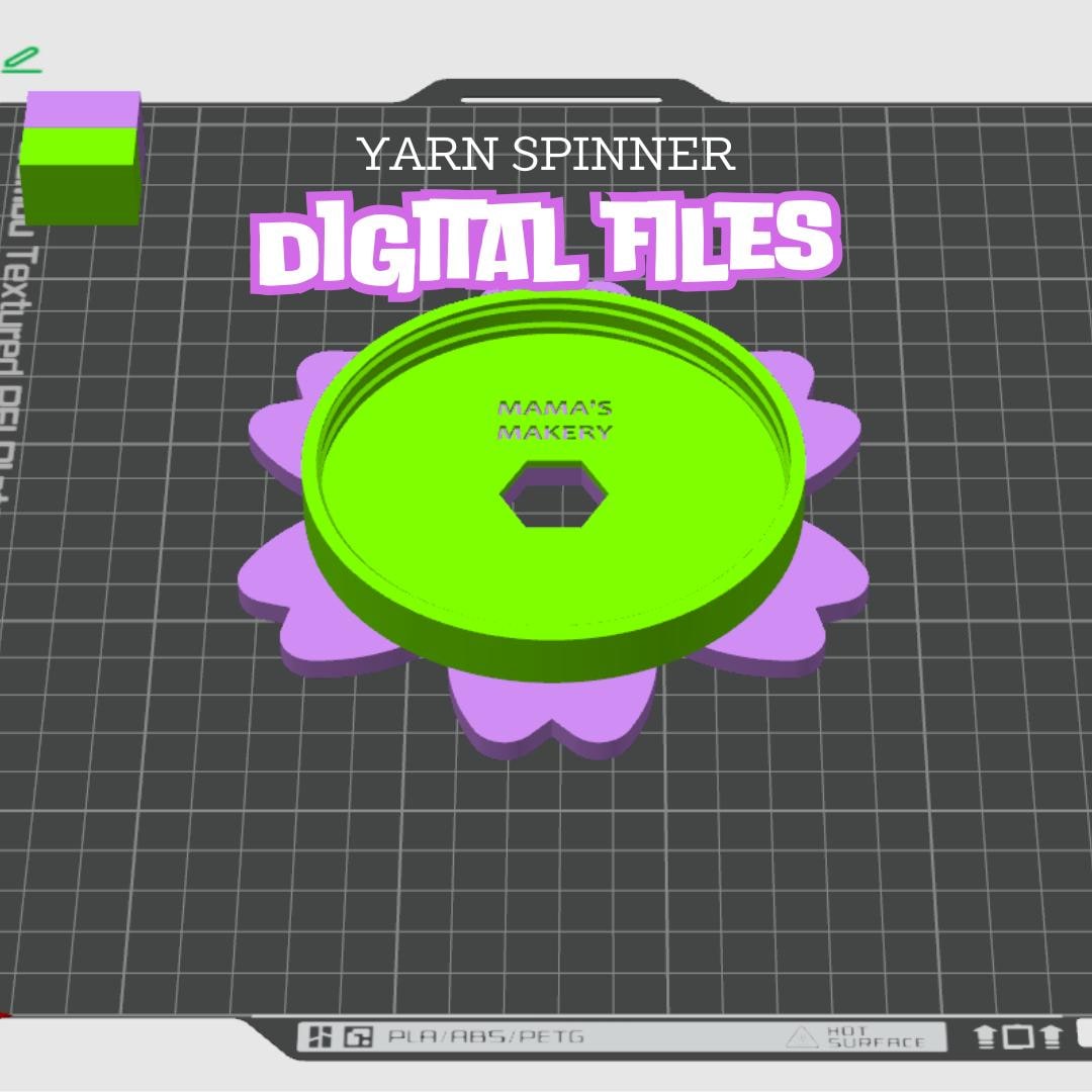 Digital Download – 3D Printable Yarn Spinner for Crochet & Knitting ...