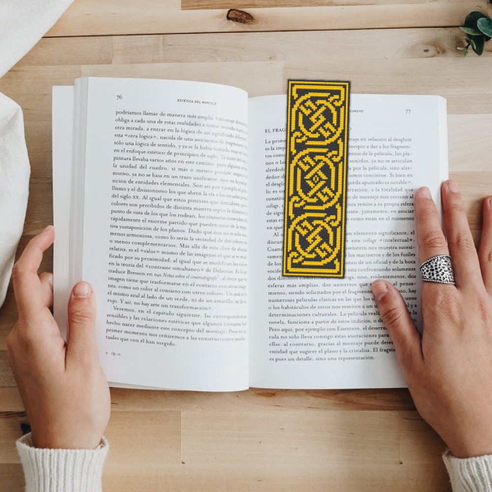 PDF Bookmarks Embroidery Chart, Celtic Cross Stitch Pattern, Antique ...