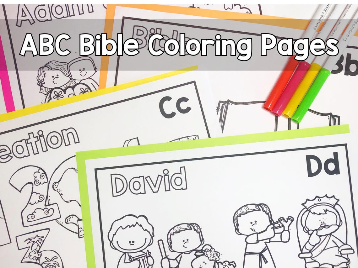 26 Bible Verse Coloring Pages for Kids Printable Scripture Coloring ...