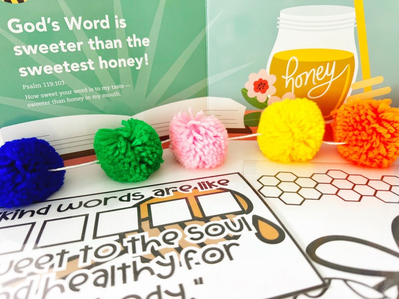 English AND Spanish Bible Verse Activity, Proverbs 16:24 - Printable ...