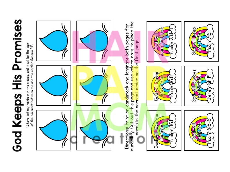 Noah's Ark Rainbow Spinner: Bible Story Craft (digital Download) - Etsy