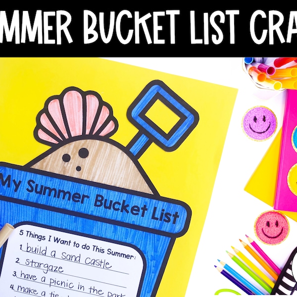 Summer Bucket List Printable - Etsy