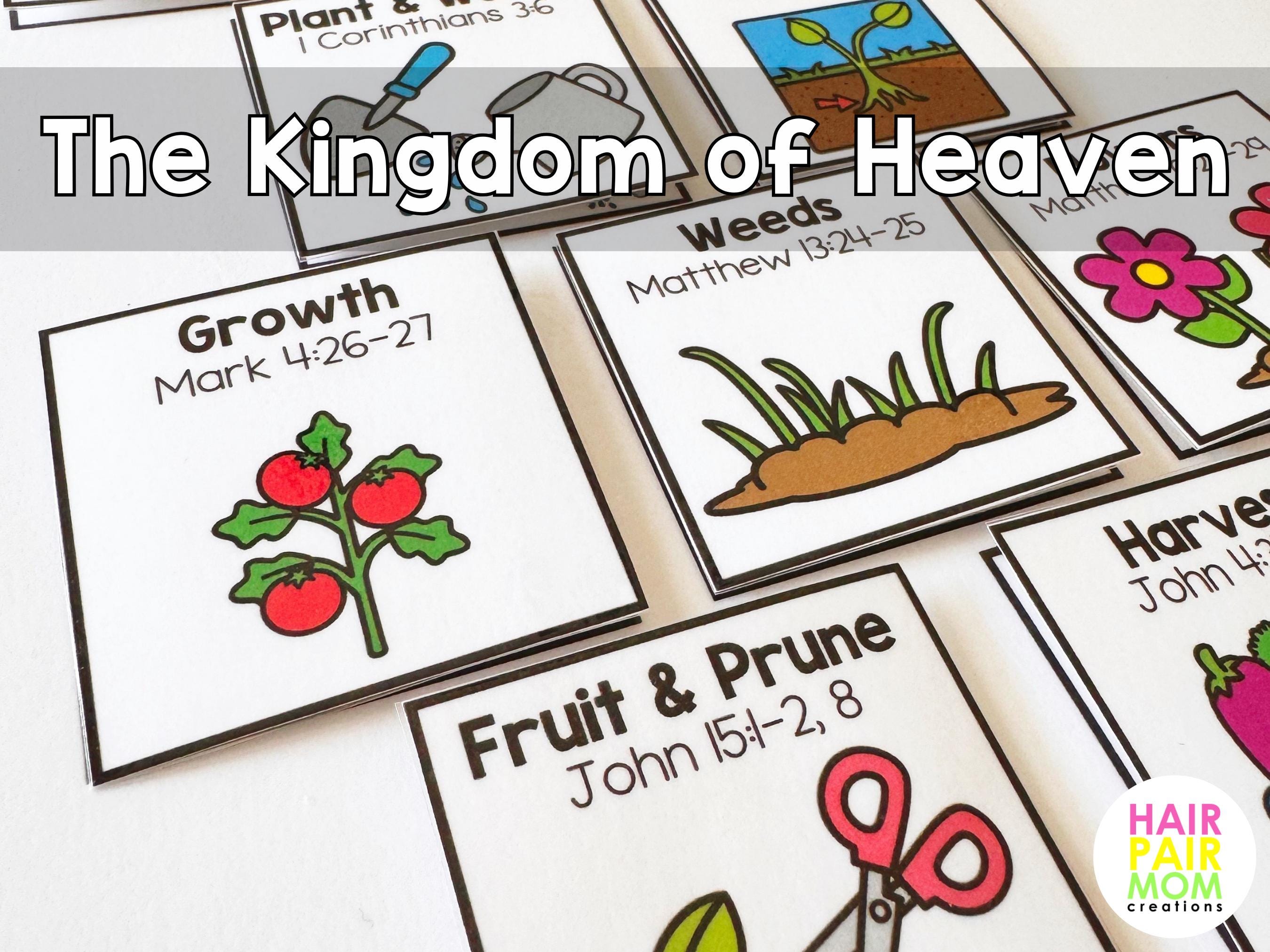 The Kingdom of Heaven, Preschool Activity Learning Tool, Sunday School ...