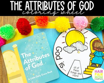 Attributes of God Printable Matching Cards, Sunday School Activity ...