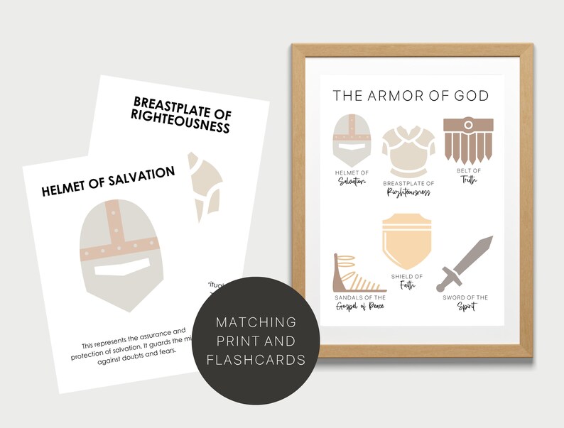 Armor of God Printable Activity, Bible Lesson, Ephesians, Sword of the ...