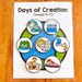 7 Days of Creation Matching Game: Genesis Bible Activity (digital ...