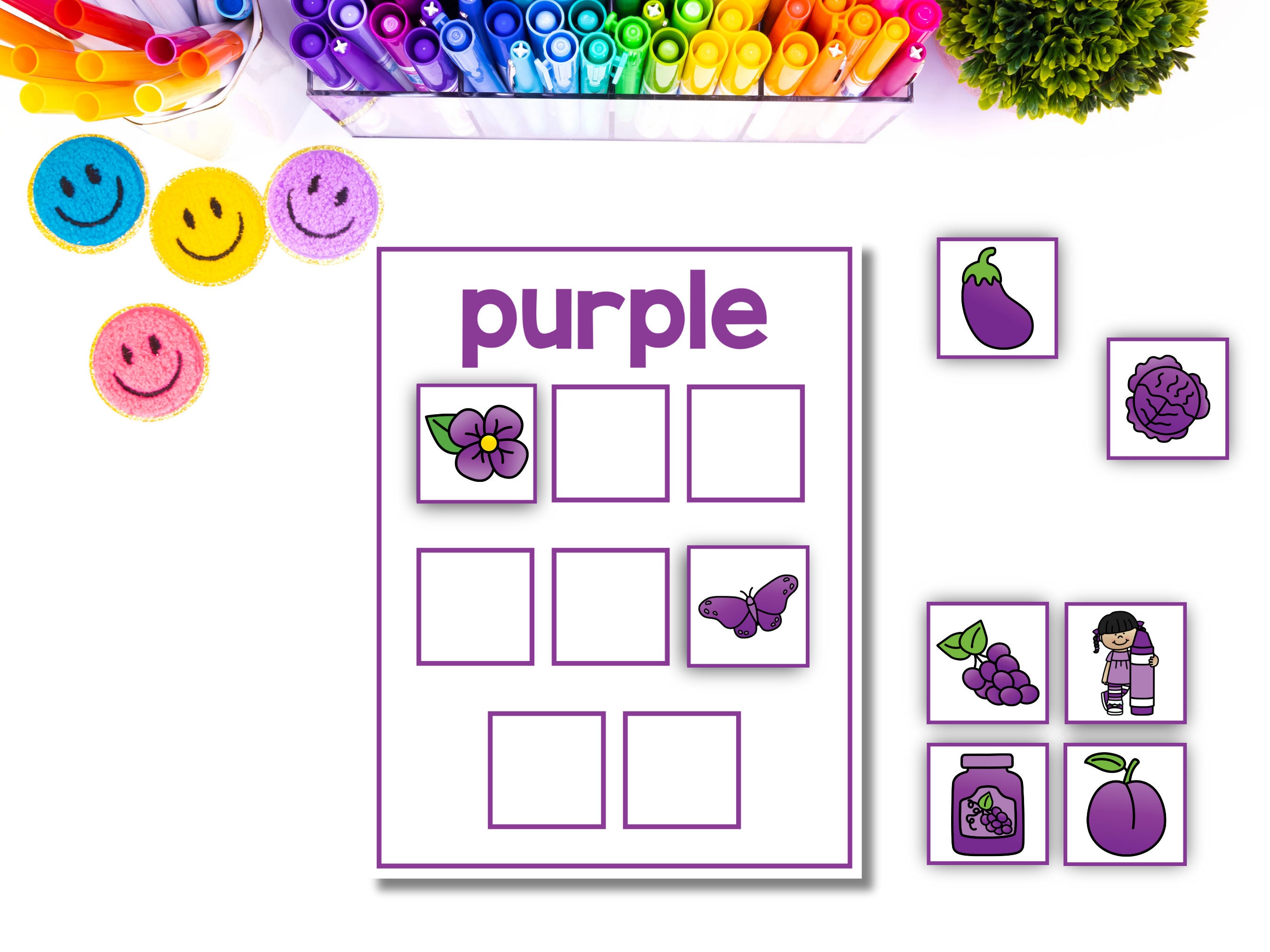 Color Matching Busy Book: Educational Game for Toddlers (digital ...