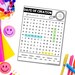 Days of Creation Printable, Days of Creation Word Search, Genesis ...