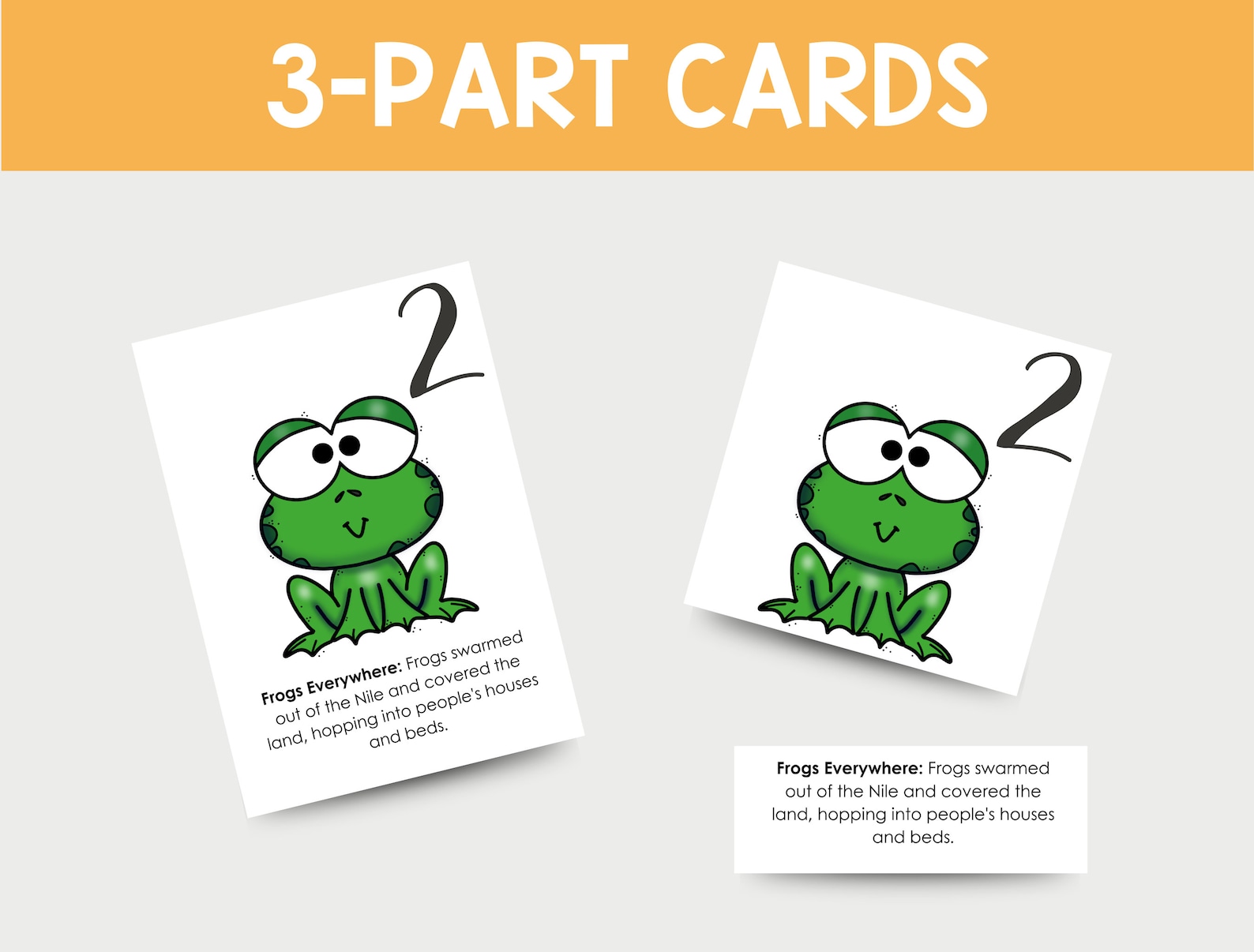 Bible Activity Bundle, Ten Plagues Matching Game, Flashcard, 3-part ...