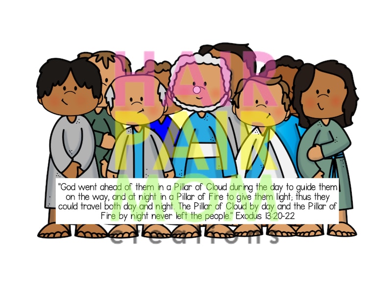 Exodus Israelites Craft: Pillar of Cloud and Fire Coloring Wheel ...