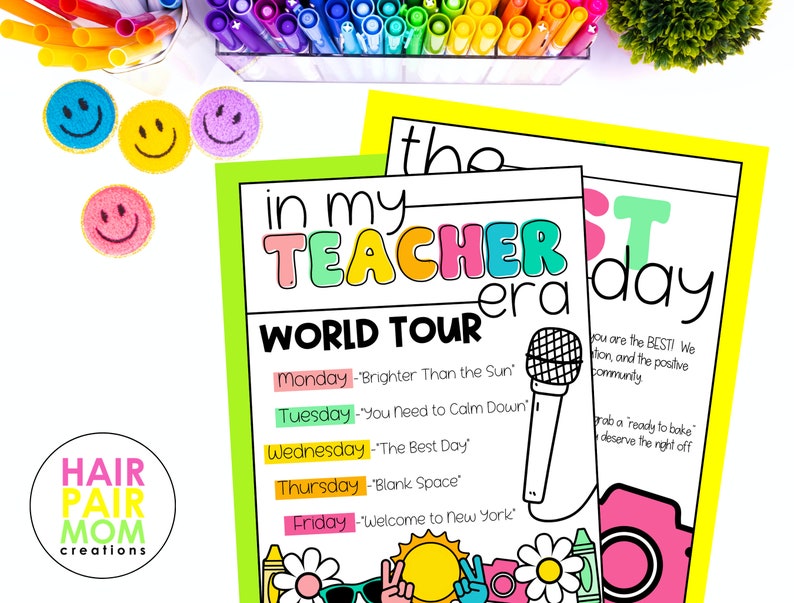 EDITABLE Teacher Appreciation Week Itinerary Poster Teachers Staff ...