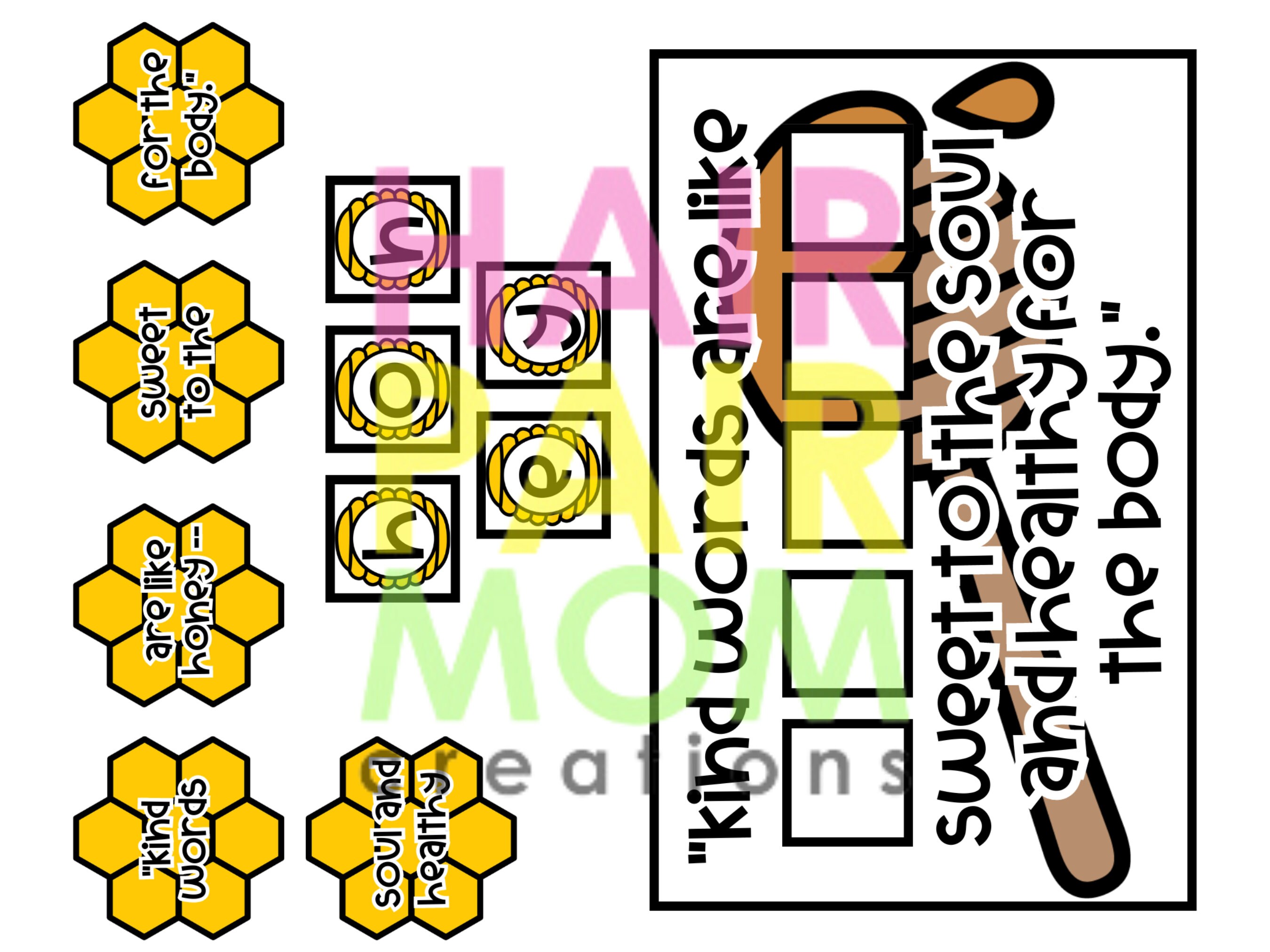 English AND Spanish Bible Verse Activity, Proverbs 16:24 - Printable ...