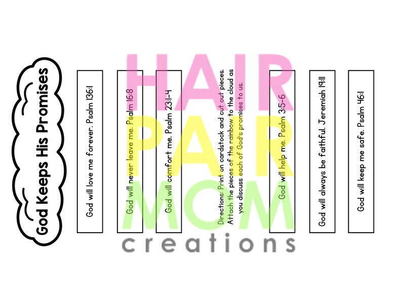 Noah's Ark Rainbow Spinner: Bible Story Craft (digital Download) - Etsy