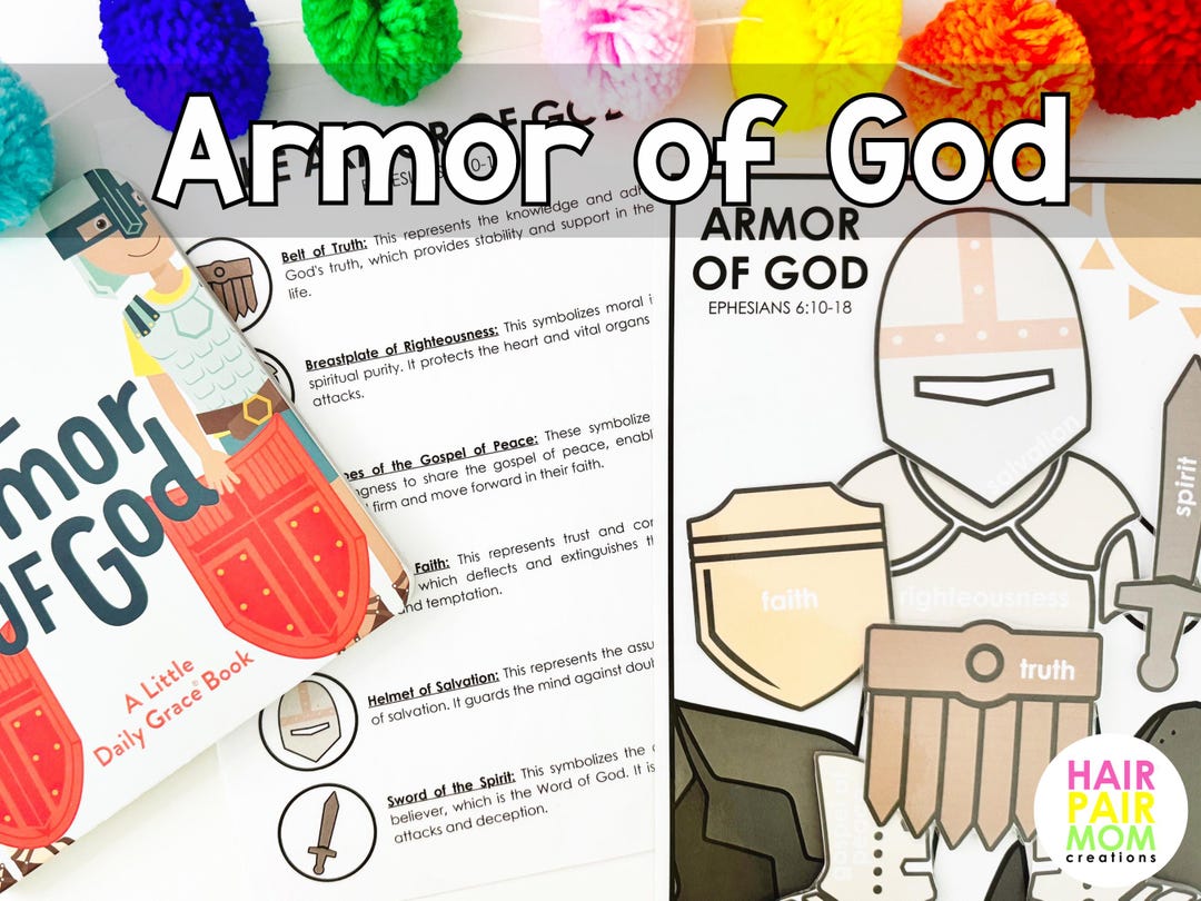 Armor of God Printable Activity, Bible Lesson, Ephesians, Sword of the ...