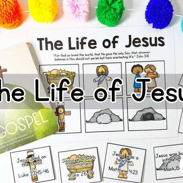 Life of Jesus Activity - Etsy