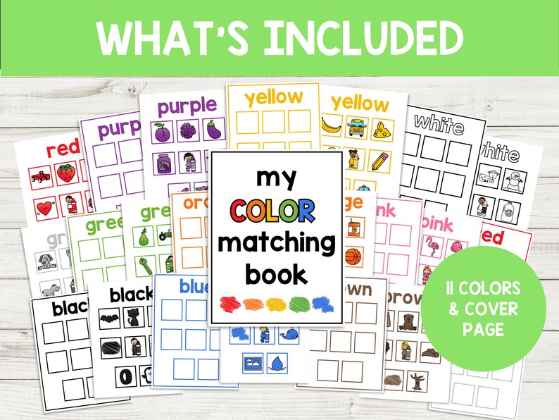Color Matching Busy Book: Educational Game for Toddlers (digital ...
