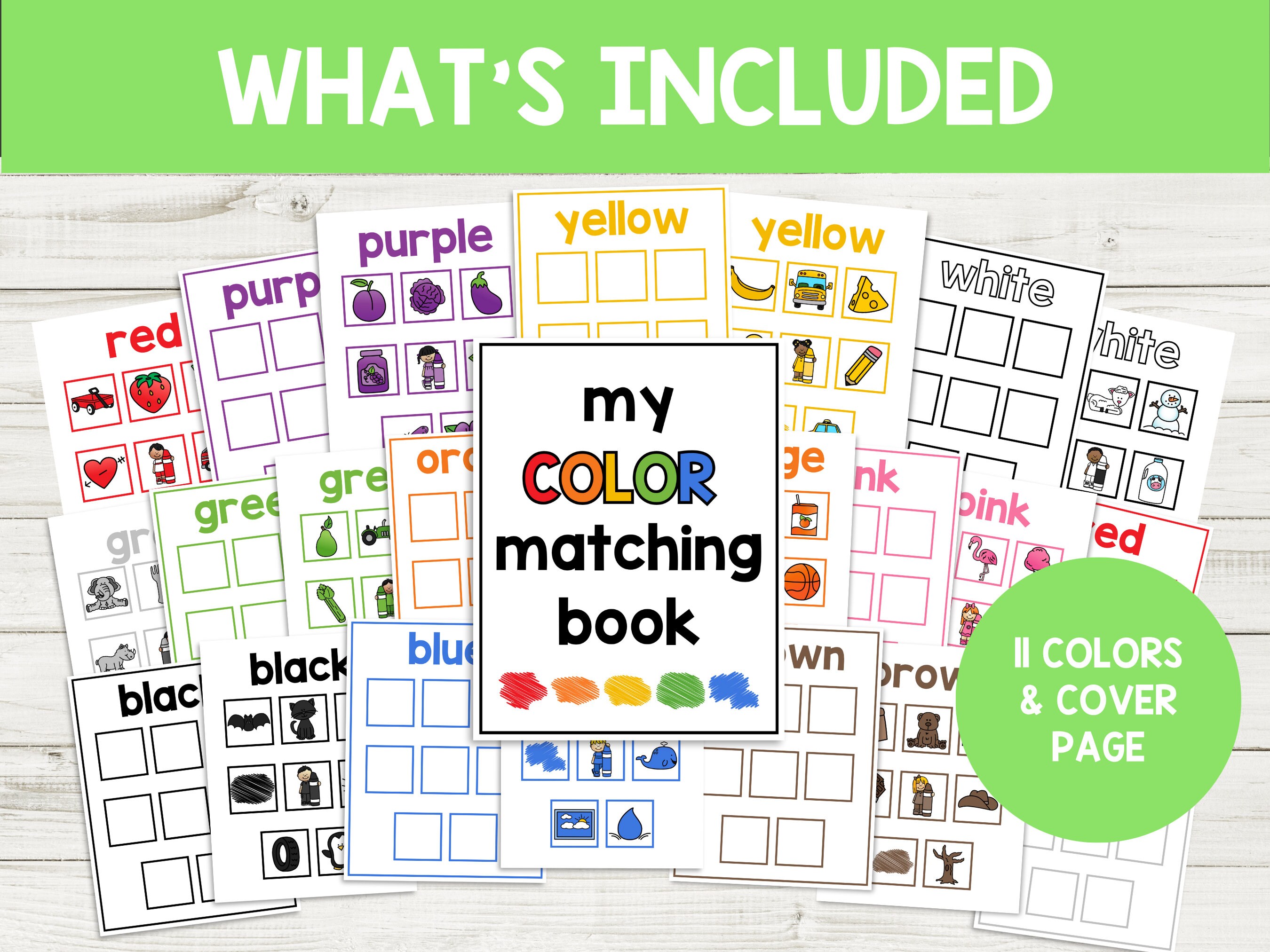 Color Matching Busy Book: Educational Game for Toddlers (digital ...