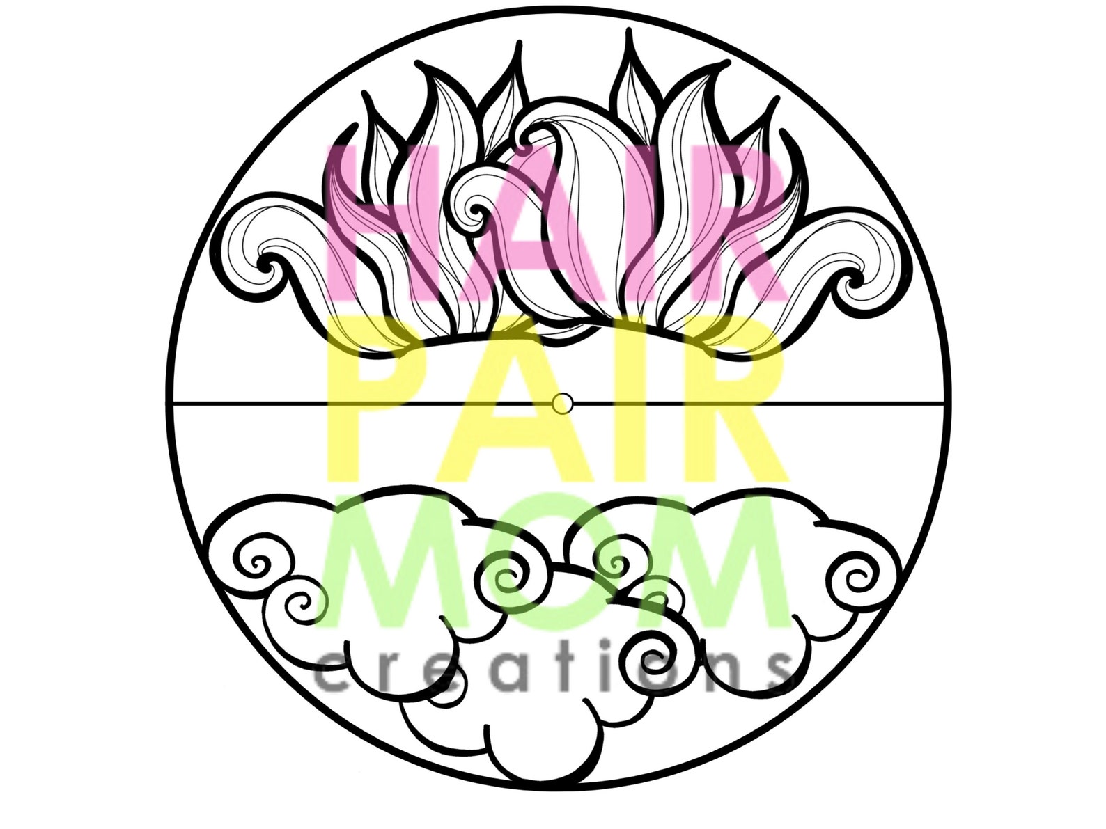 Exodus Israelites Craft: Pillar of Cloud and Fire Coloring Wheel ...