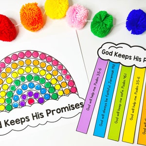 Noah's Ark Rainbow Spinner: Bible Story Craft (digital Download) - Etsy