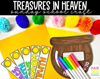 Self Affirmation I Am a Treasure Kids Printable Craft Template, Pirate ...