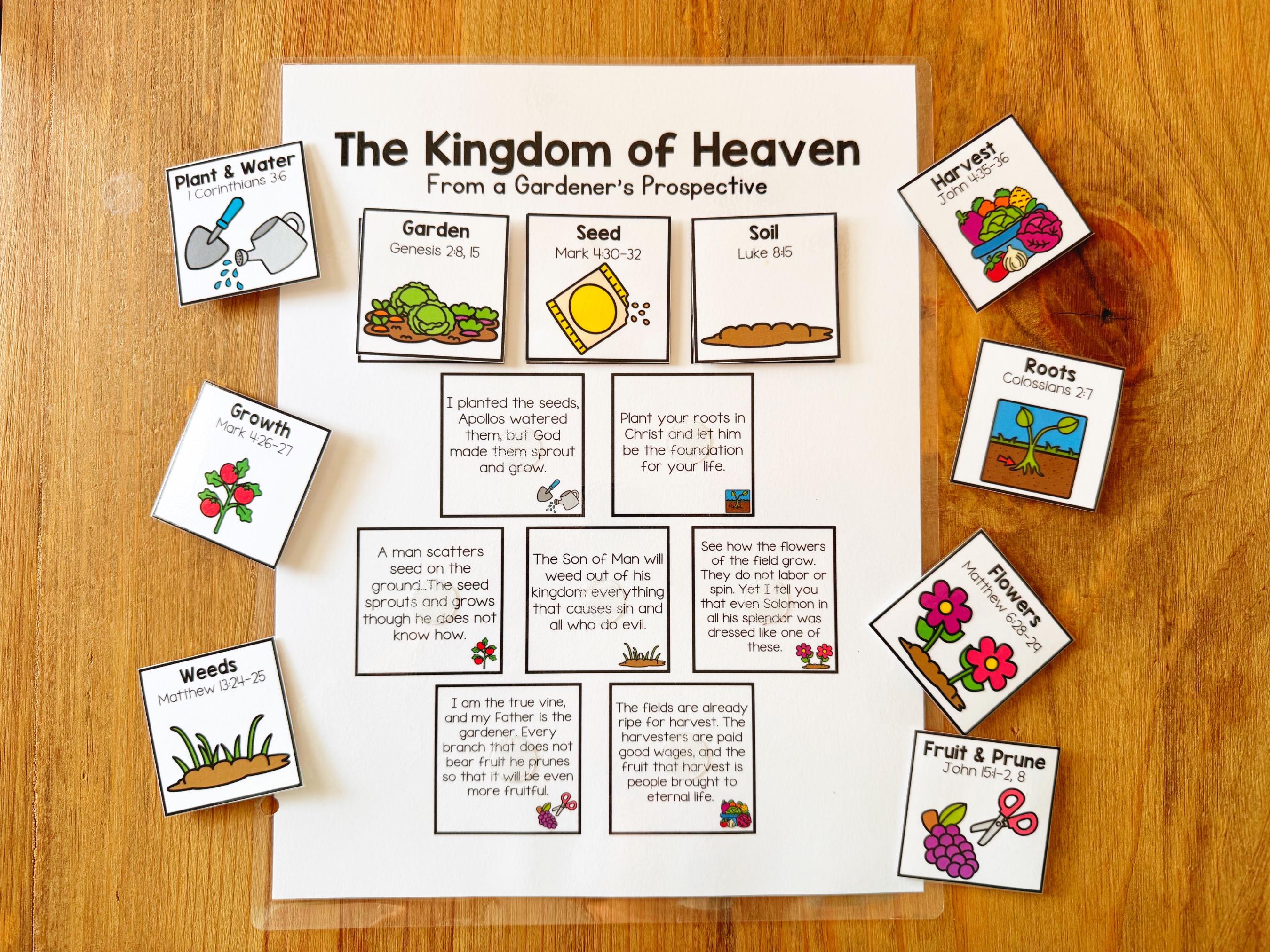 The Kingdom of Heaven, Preschool Activity Learning Tool, Sunday School ...