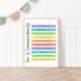 Rainbow 10 Commandments Poster: Kids Sunday School Decor (digital ...