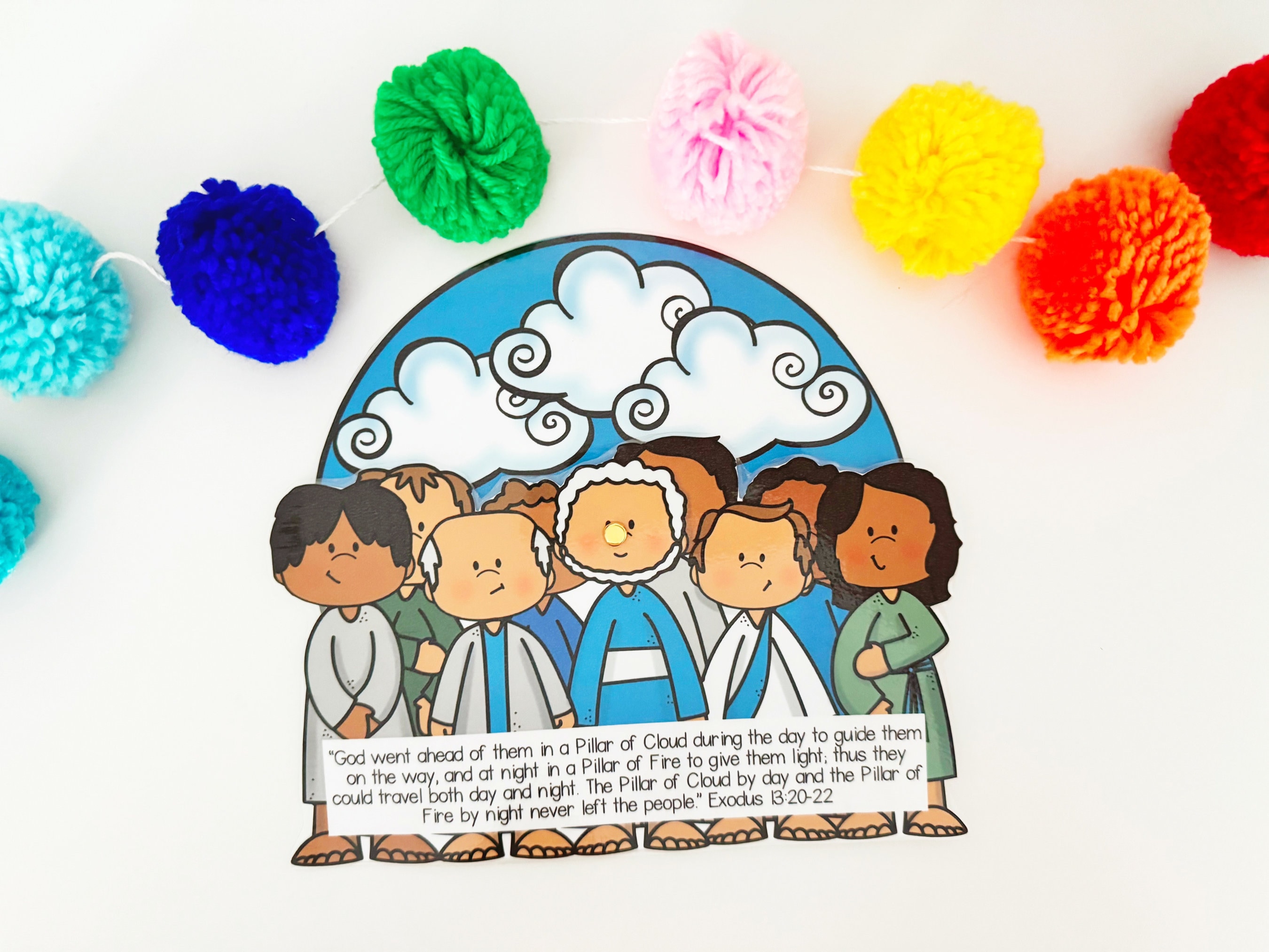 English AND Spanish Bible Verse, Exodus, Israelites Craft, Christian ...