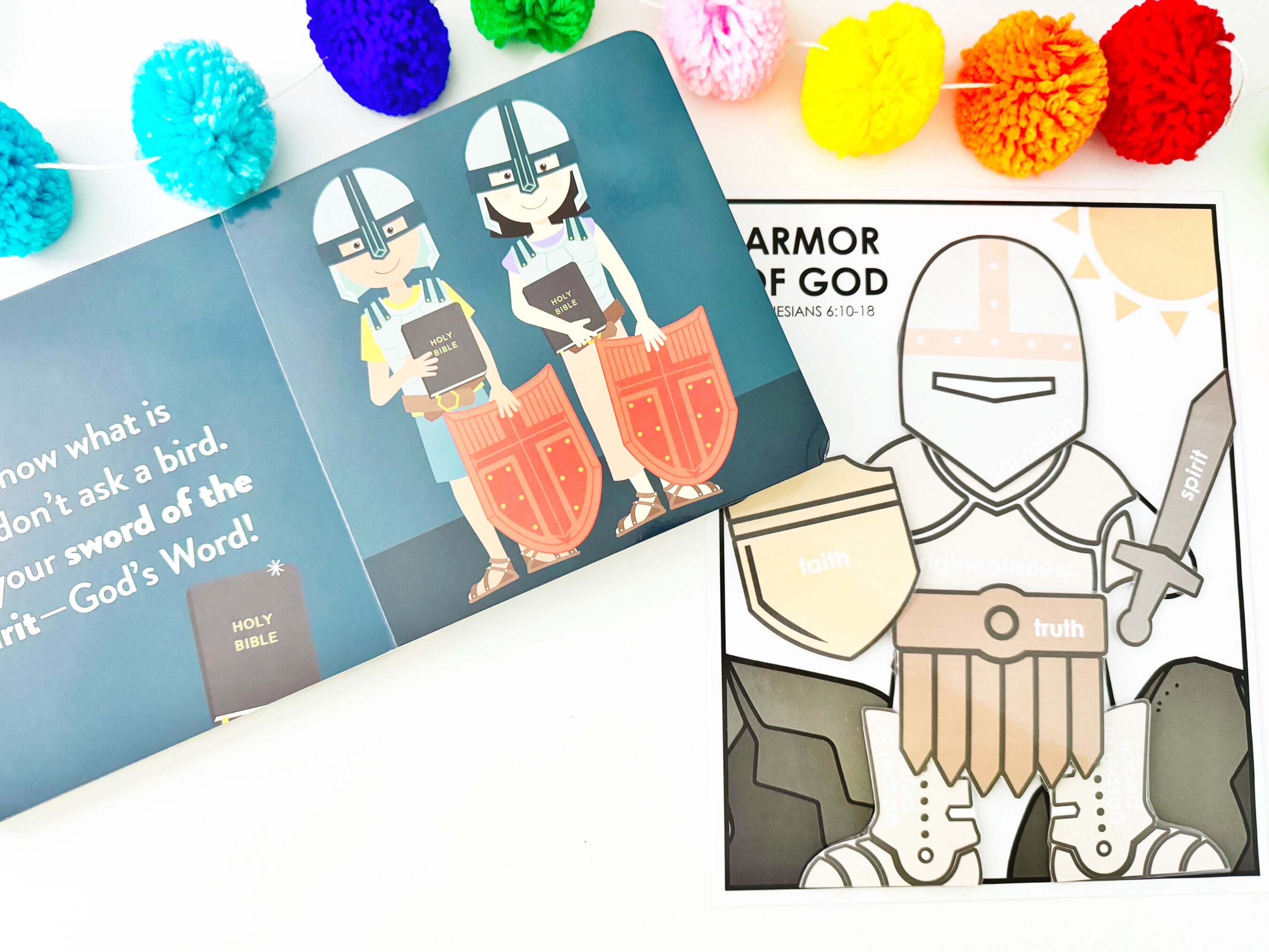 Armor of God Printable Activity, Bible Lesson, Ephesians, Sword of the ...
