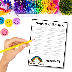 Noah's Ark, Bible Activity, Homeschool Printable, Sunday School, Kid's ...