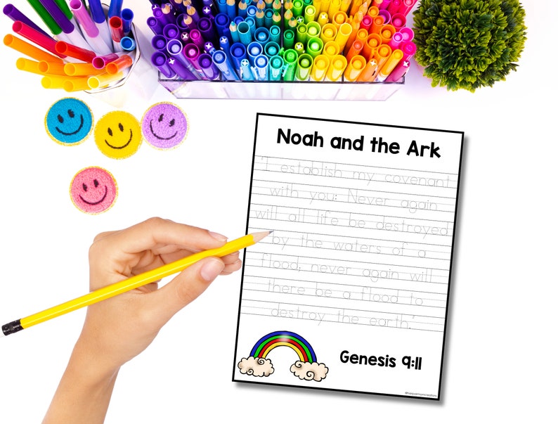 Noah's Ark, Bible Activity, Homeschool Printable, Sunday School, Kid's ...