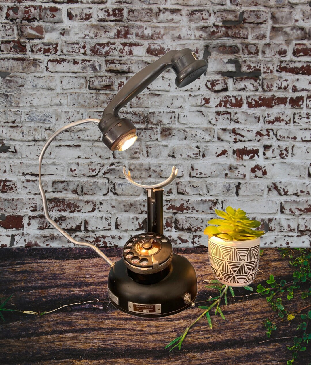 1930s Telephone Lamp - Etsy