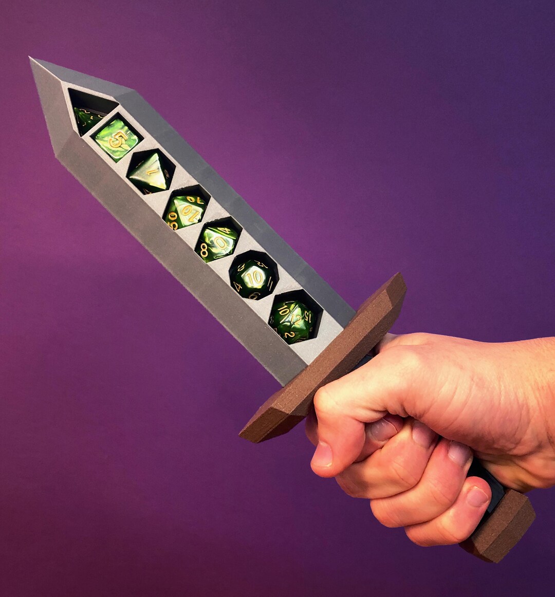 Dnd Dice Holder, Dice Holding Sword, 3D Print Files STL ONLY - Etsy